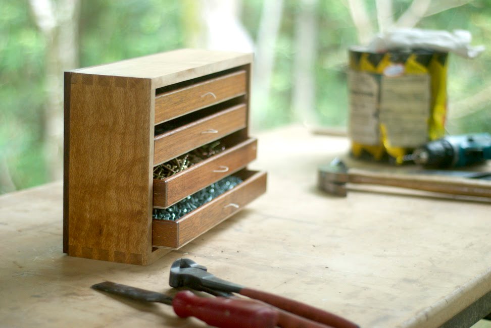The Cabinet Maker.: my silky oak screw box
