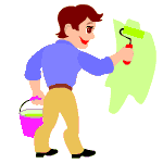 GIF ANIMADOS... : GIF ANIMADOS TRANSPARENTES DE OFICIOS (PINTORES)