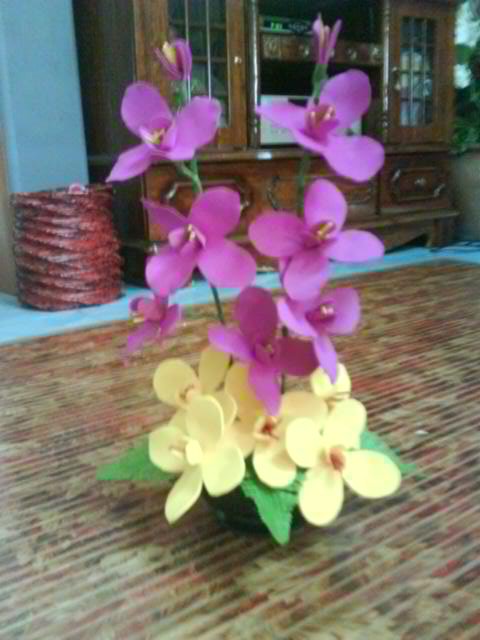 umi@>-abah@>-athirah@>-: bunga sponge foam rekaanku.sila lah singgah ...