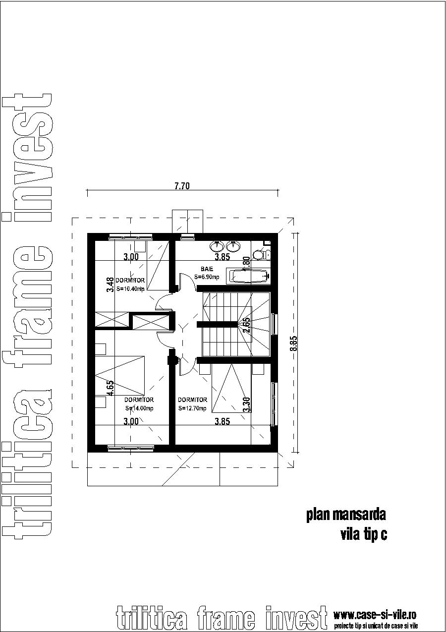 Case, Planuri, Proiecte: Proiect Vila Tip C