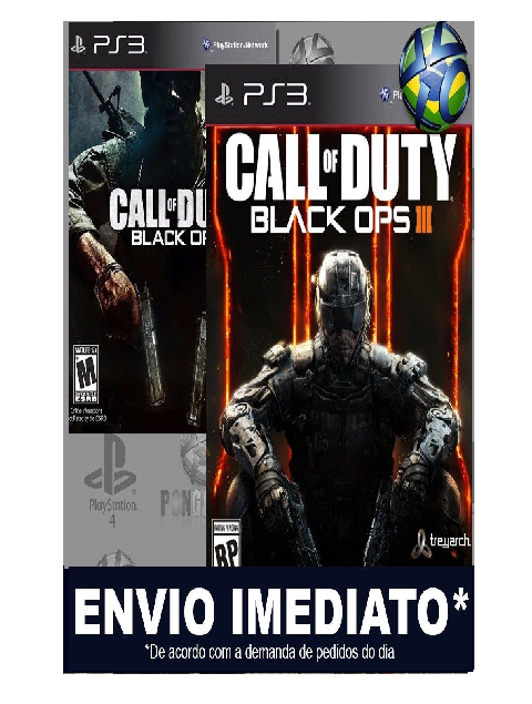 Call Of Duty Black Ops 3 + Black Ops 1 para PS3 Jogo em Mídia Digital ...