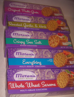 Mommie of 2: Milton's Gourmet Crackers Review and Giveaway 1/30 CLOSED