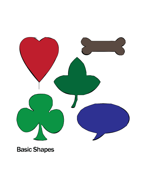 ropgraphicdesignwork: simple and complex shapes