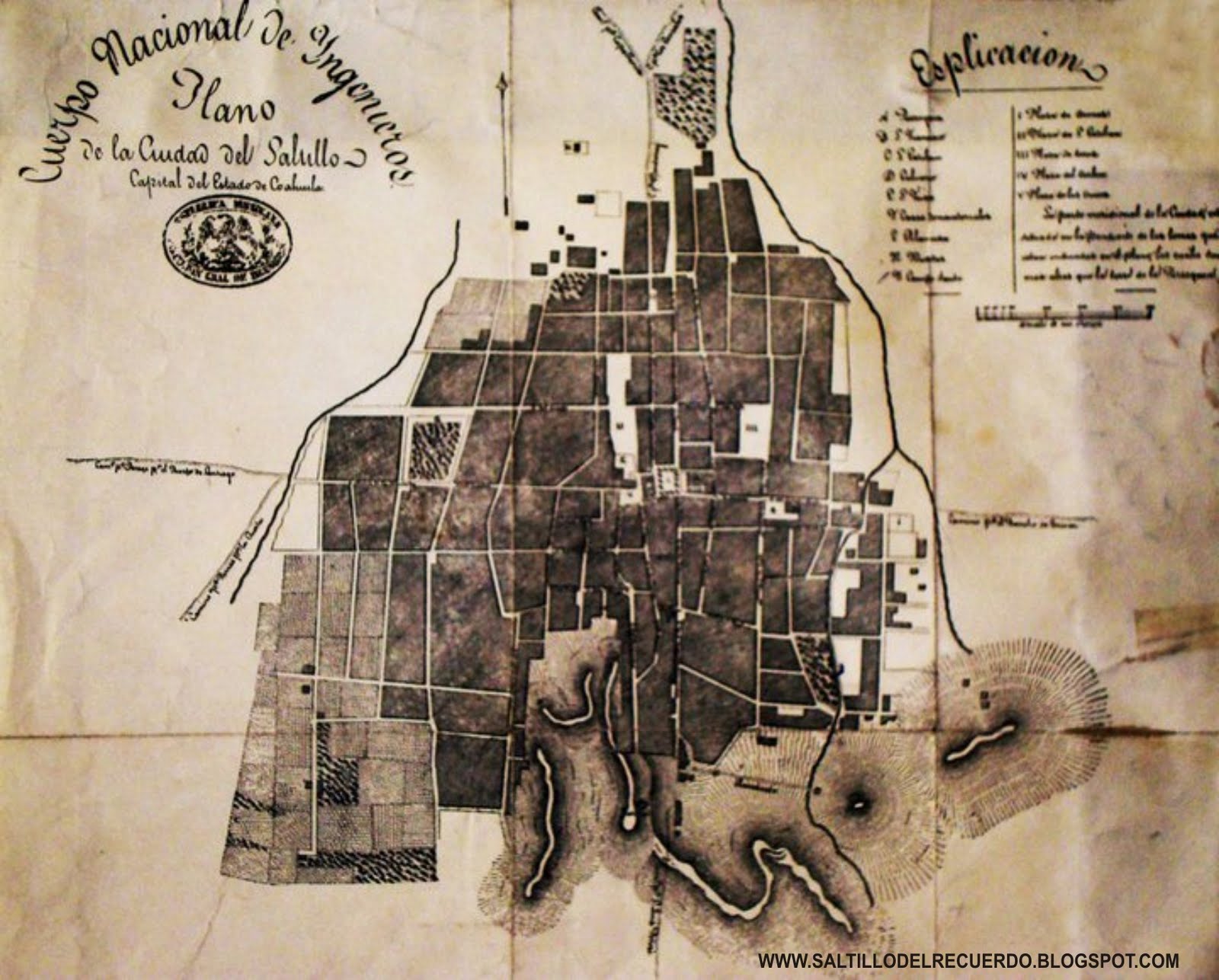 SALTILLO DEL RECUERDO: ASI FUE SALTILLO......!!