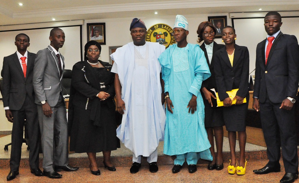 AMBODE HOSTS ONE DAY GOVERNOR IN ALAUSA