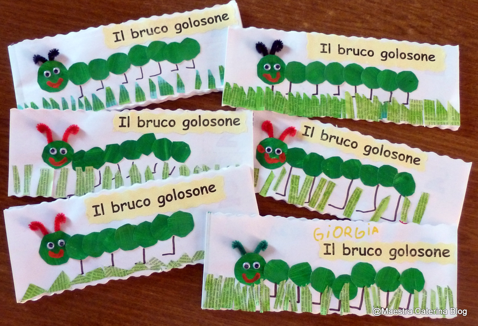 Maestra Caterina: Il Bruco Golosone. Storia per imparare a contare fino ...