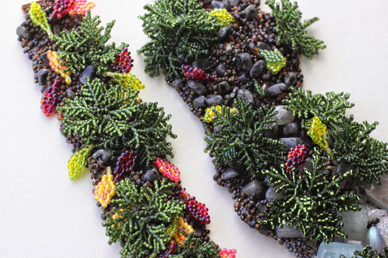 Drawing with Beads: Waterfall Necklace