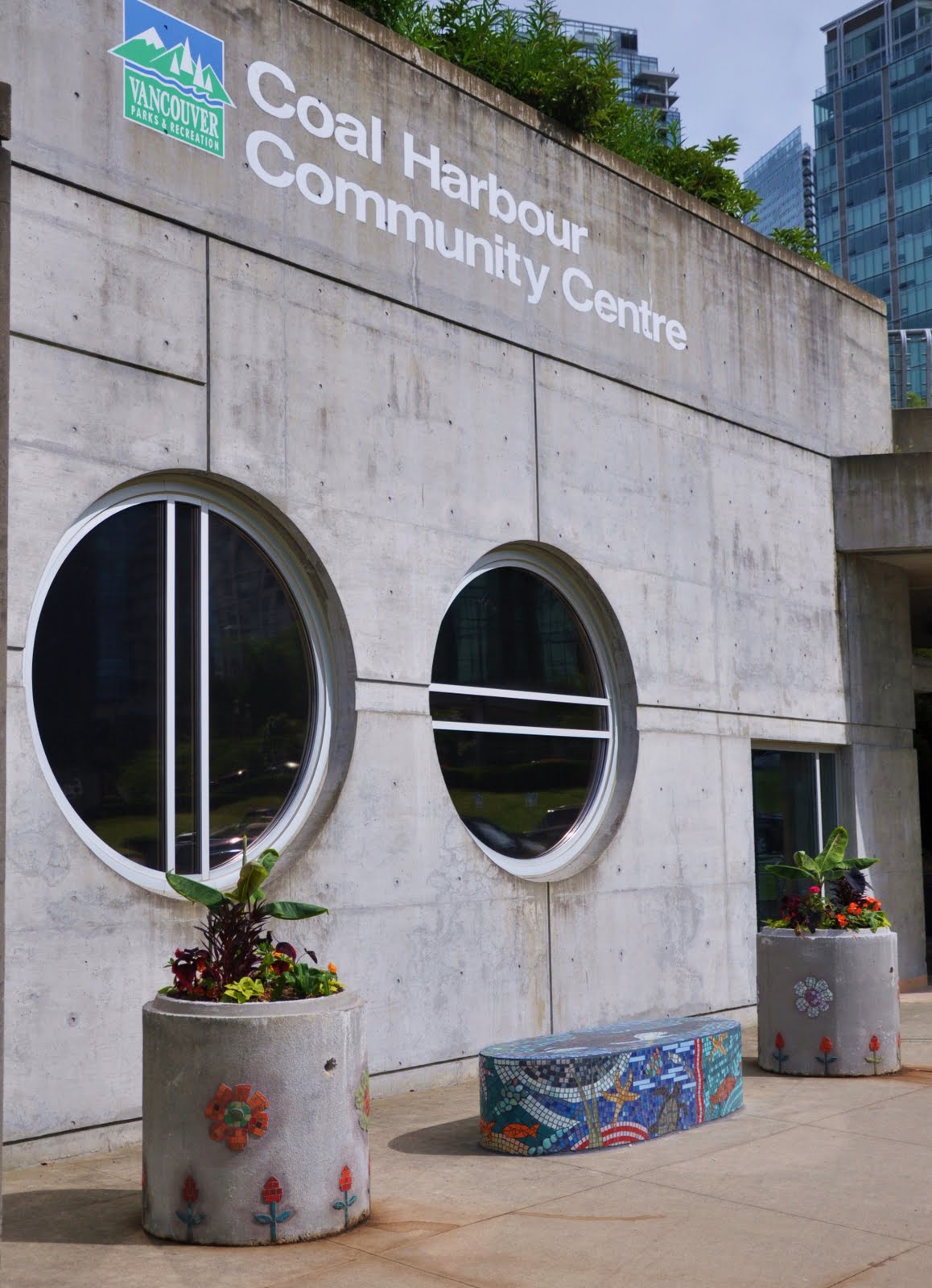 Moonbeam Studio - the art of Corinna Hanson: Coal Harbour "Ocean" bench ...