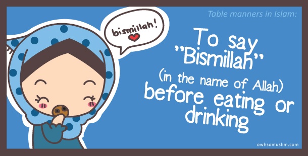 Islamic Table Manners For Kids