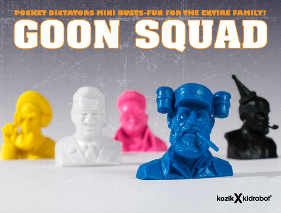 Dunny Addicts: Preview: Goon Squad Mini Bust Series by Frank Kozik