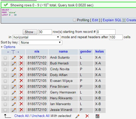 Aplikasi Import Data Siswa Dari Excel Ke Database MySQL Dengan PHP ... Aplikasi Import Data Siswa Dari Excel Ke Database MySQL Dengan PHP ...