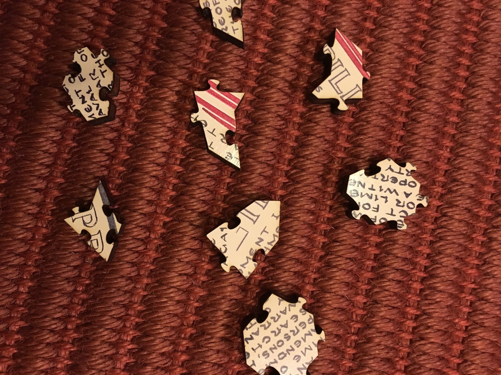 Rebecca's Wooden Jigsaw Puzzles: Artifact: Susan Loy, Bill of Rights