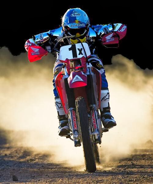 XR650R (Big Red Pig) Ownership: Rare Johnny Campbell pics aboard the 1x ...