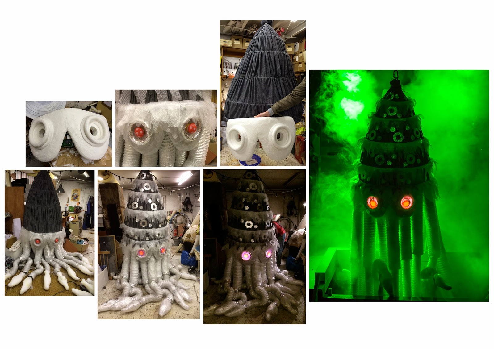 Kelly Jago: Giant space squid puppet