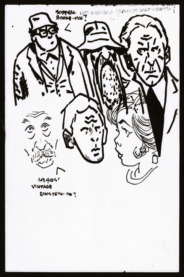 The ALEX TOTH archives: TOTH - Doodles, Undated.