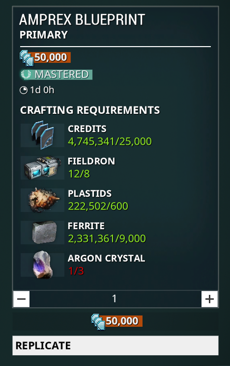 Ackbar's Tenno Report: Review: Amprex (Updated U32.1.2)