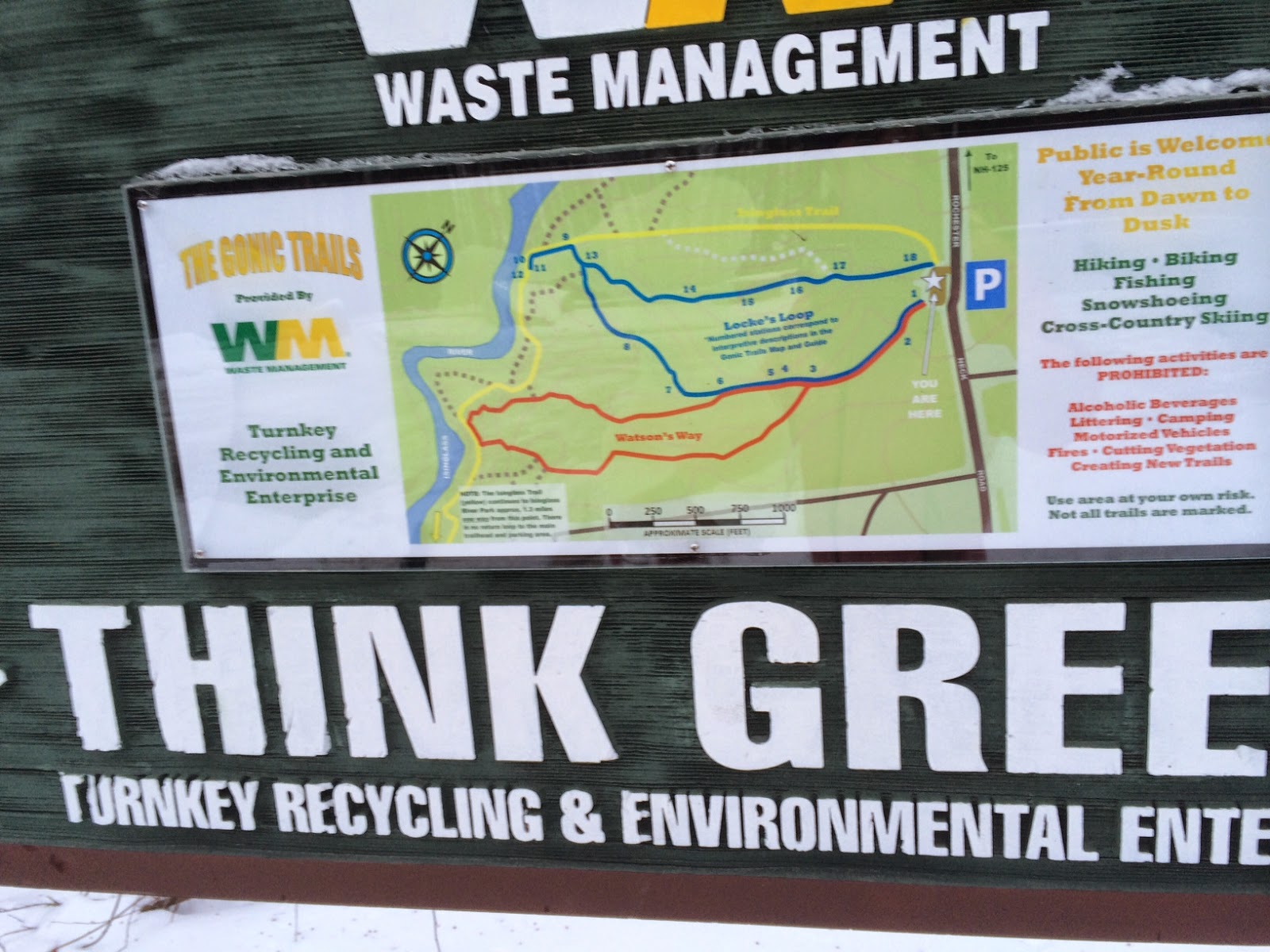 The Freelance Adventurer : Winter Walk in Gonic Trails