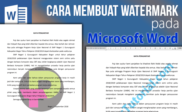 Cara Membuat Watermark pada Microsoft Word - PAKAR TUTORIAL