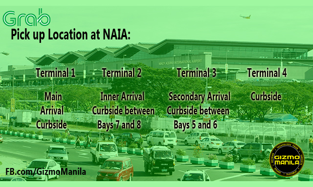 GrabCar can now pickup passengers at NAIA - Gizmo Manila