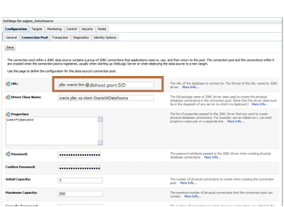 Metasolv Blog: Integration between Database Oracle AQ - Weblogic JMS Queue