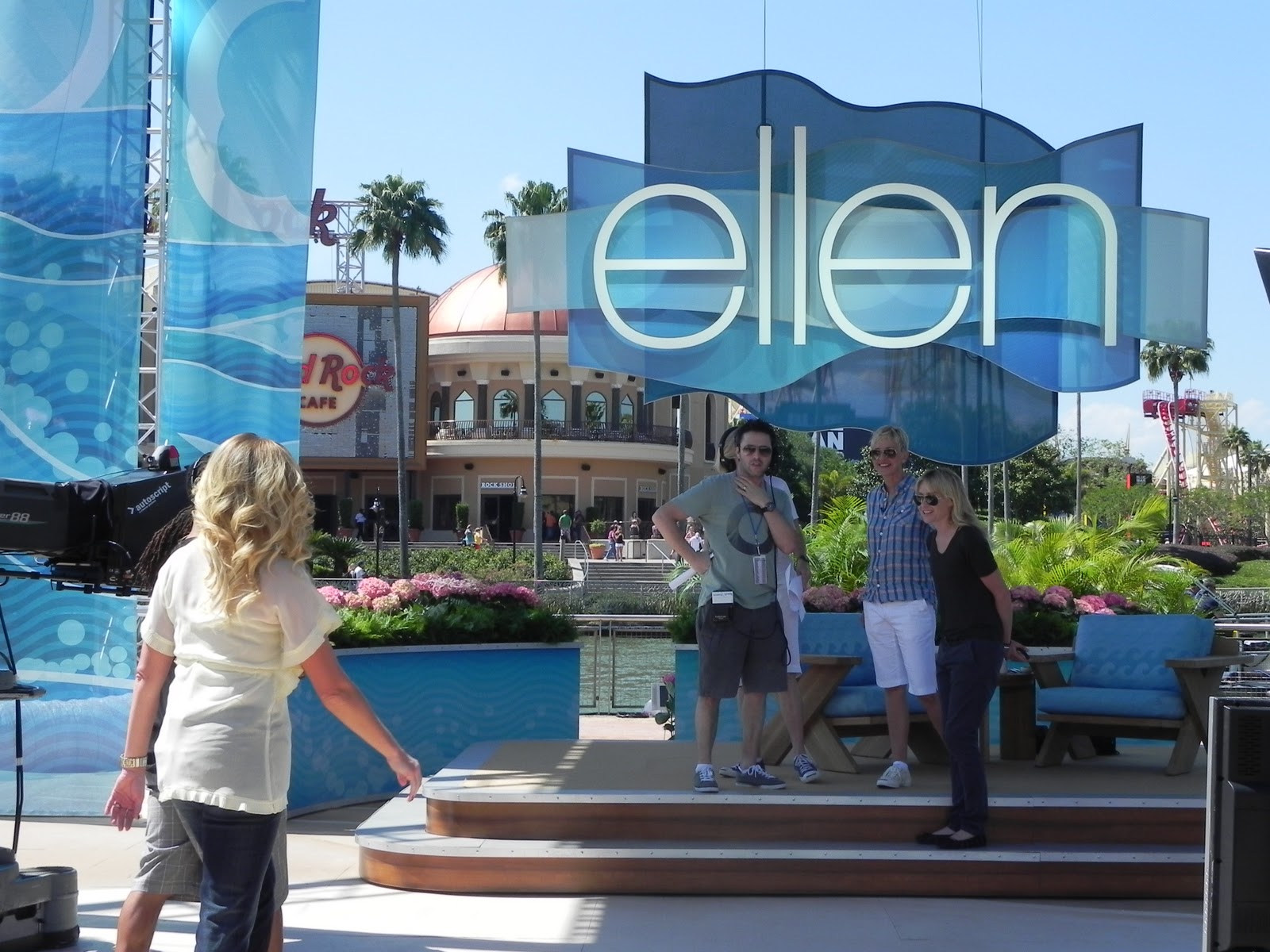 Greenery Productions Blog: Greenery Productions on the set of Ellen at ...