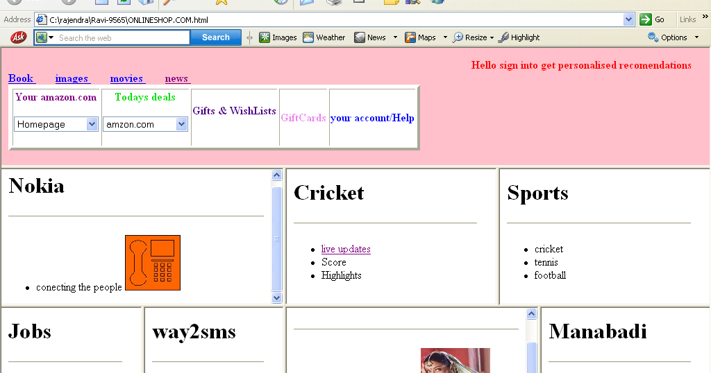 Write an html program on online entrainments | Computers Professor Write an html program on online entrainments | Computers Professor