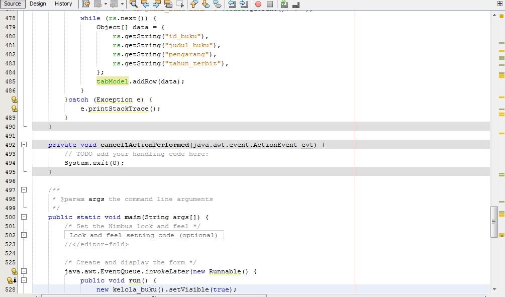 Java neatbeans: Membuat Sistem CRUD dan Search Di Java NetBeans