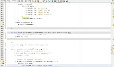 Java neatbeans: Membuat Sistem CRUD dan Search Di Java NetBeans