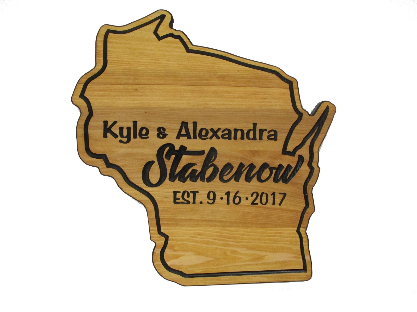 LCI Signs Carved Wood Decorative Metal Signs