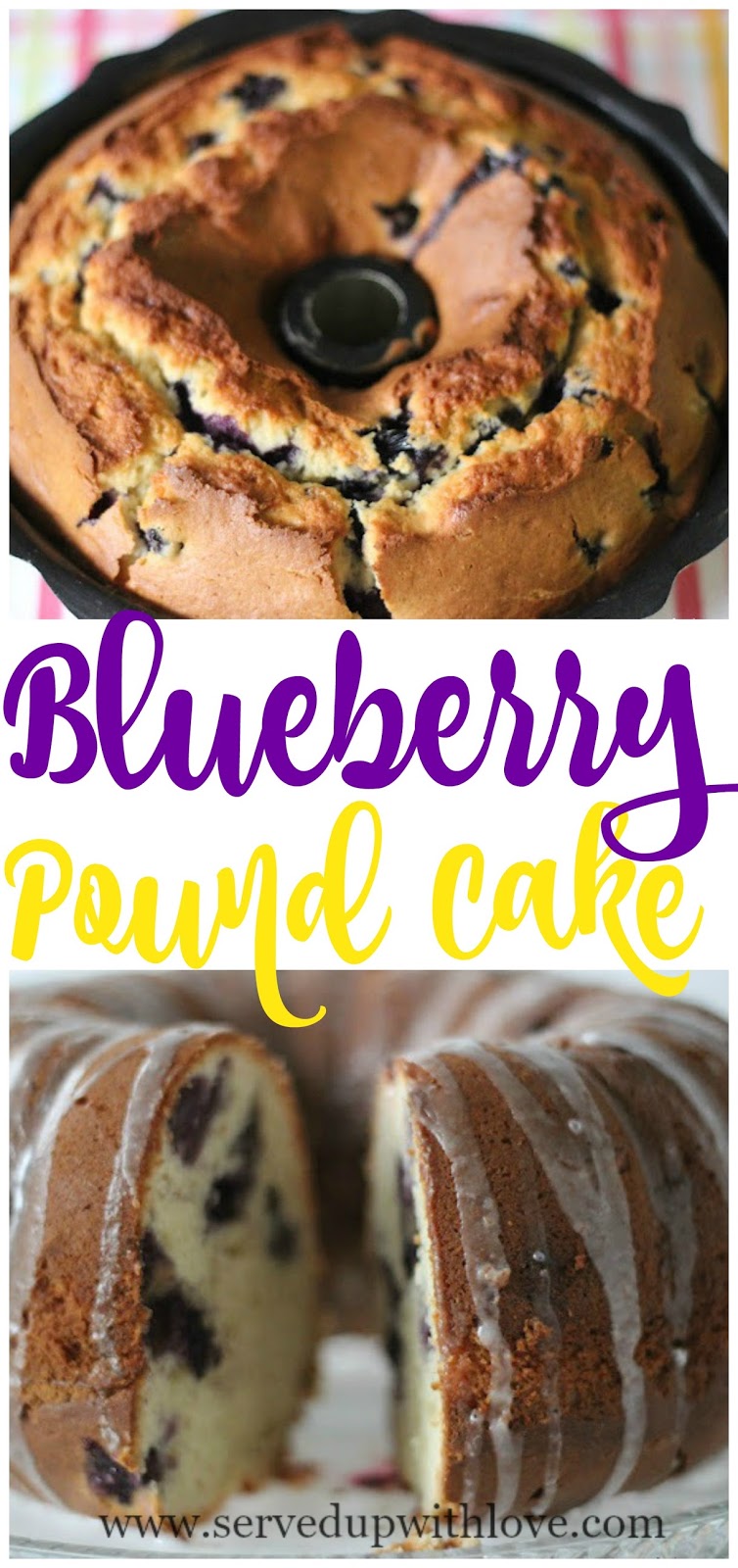 Blueberry Pound Cake | Served Up With Love