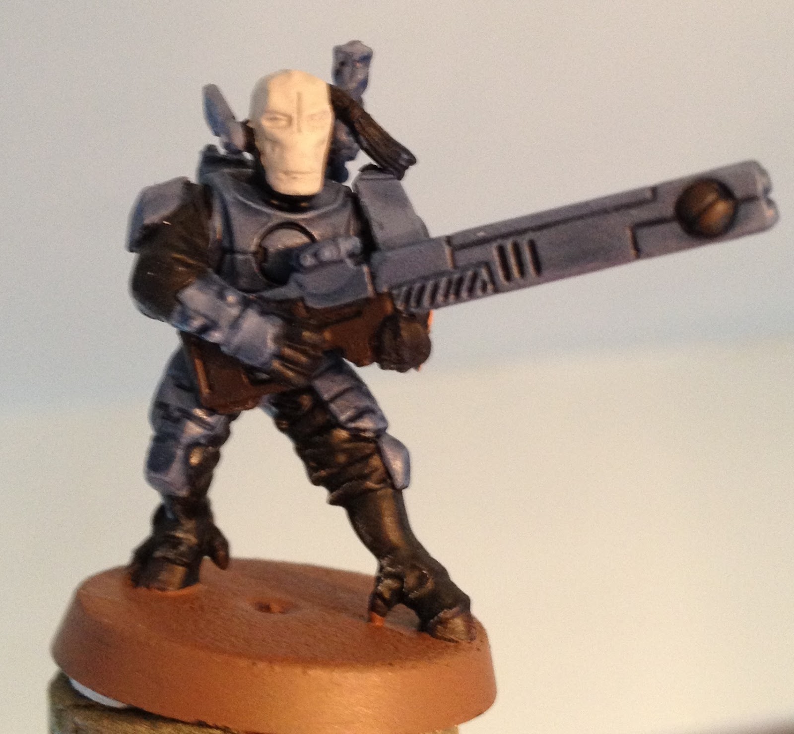 Hand of Junk: Tutorial: A very quick and easy way to paint Tau skin