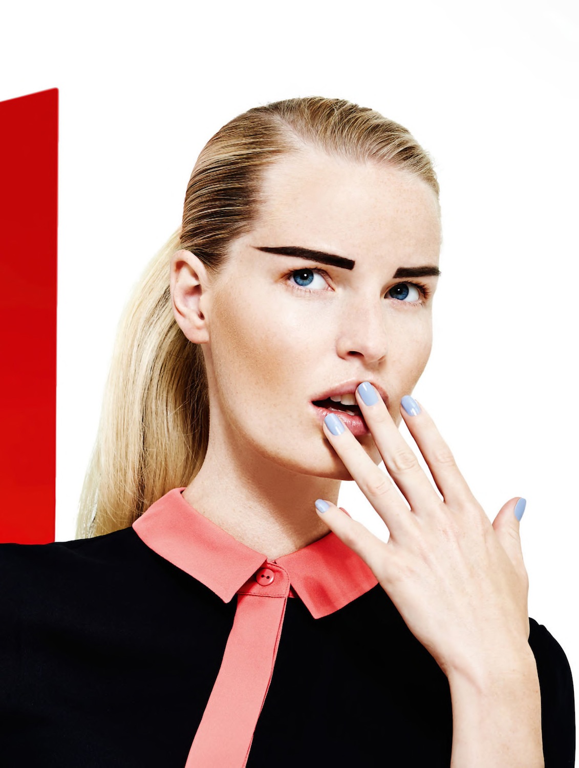 Caroline Winberg in Red Magazine February 2016 by Max Abadian