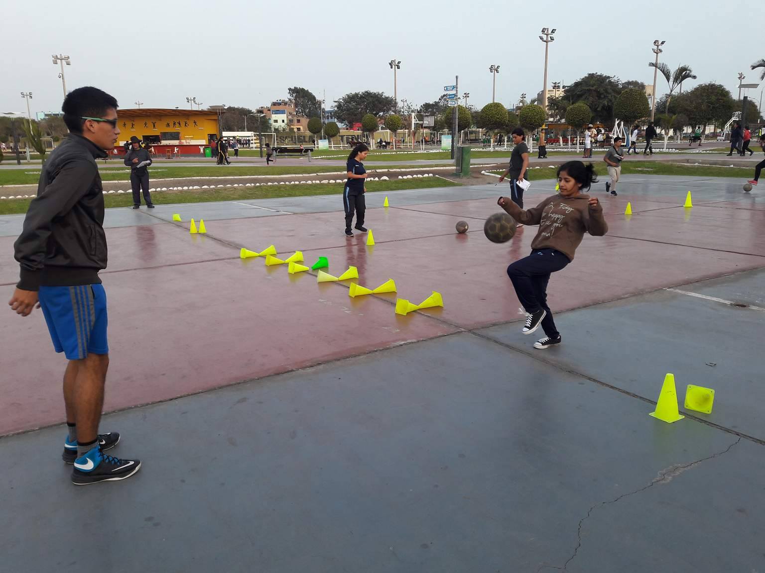 El control del balón en el fútbol