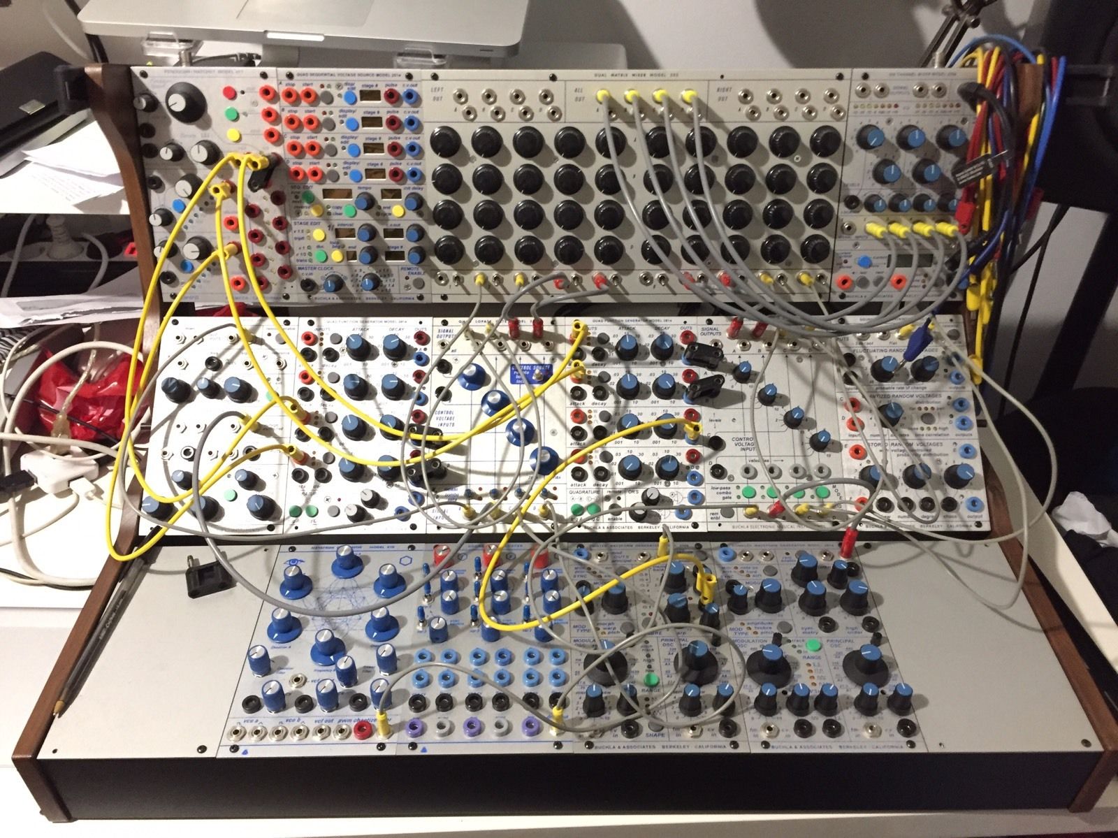 MATRIXSYNTH: Buchla Modular Synthesizer 18 Panel Unit