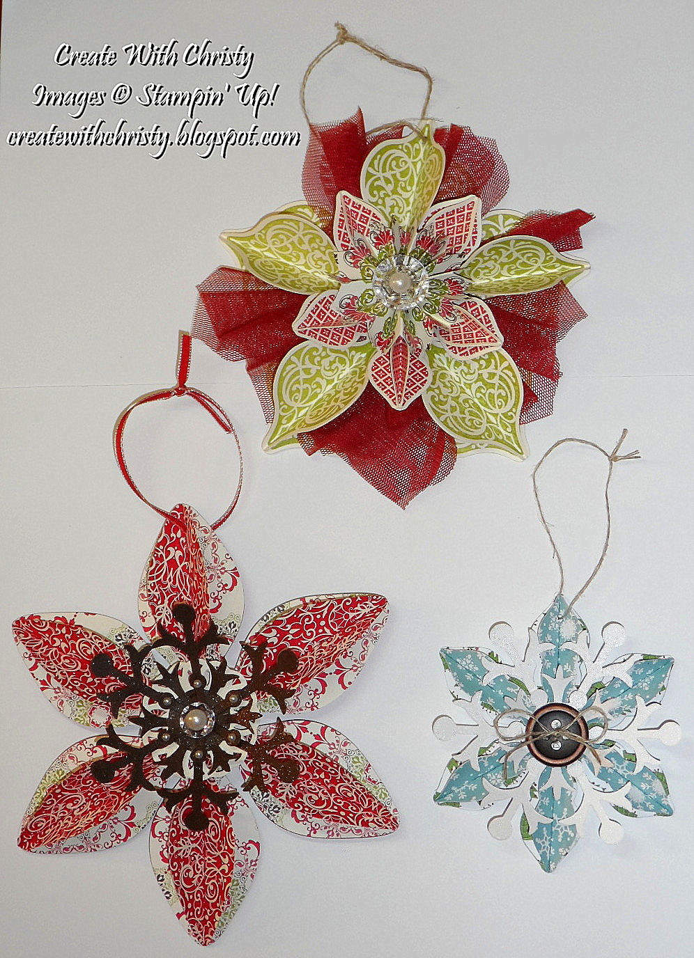 Christmas Ornament Class [Create With Christy]