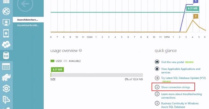 Umas Blog How To Get Connection String For Sql Azure