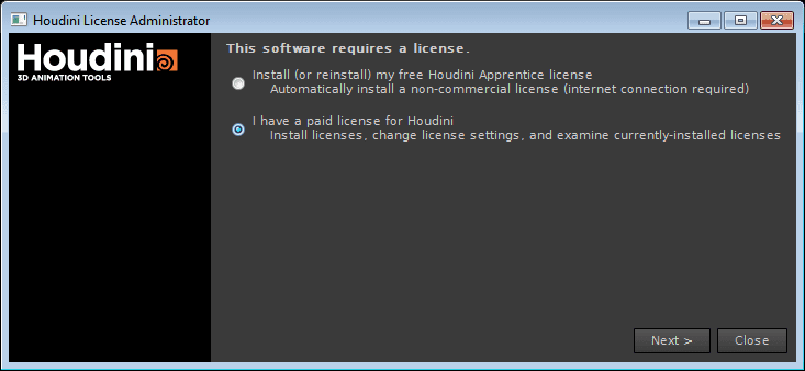 サルにもわかる Houdini Installing Houdini