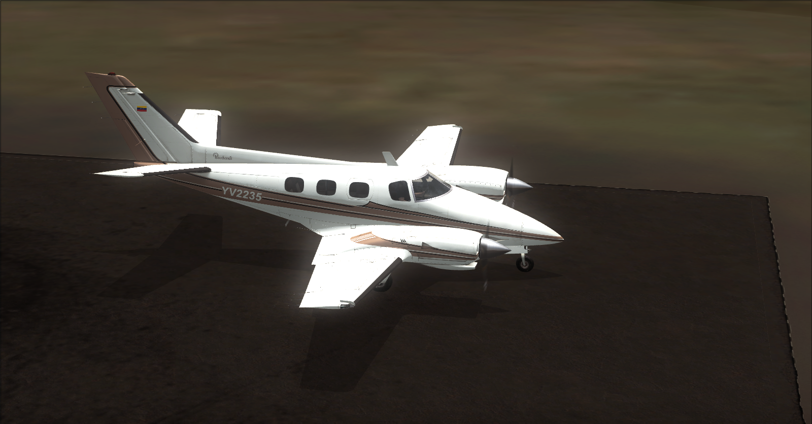 [FSX/P3D] Beechcraft Duke B60 YV2235 Private