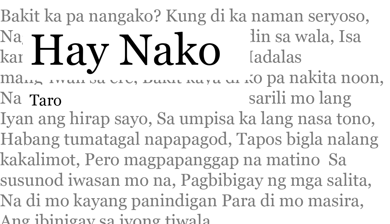 Literary: Hay Nako | Ang Aninag Online