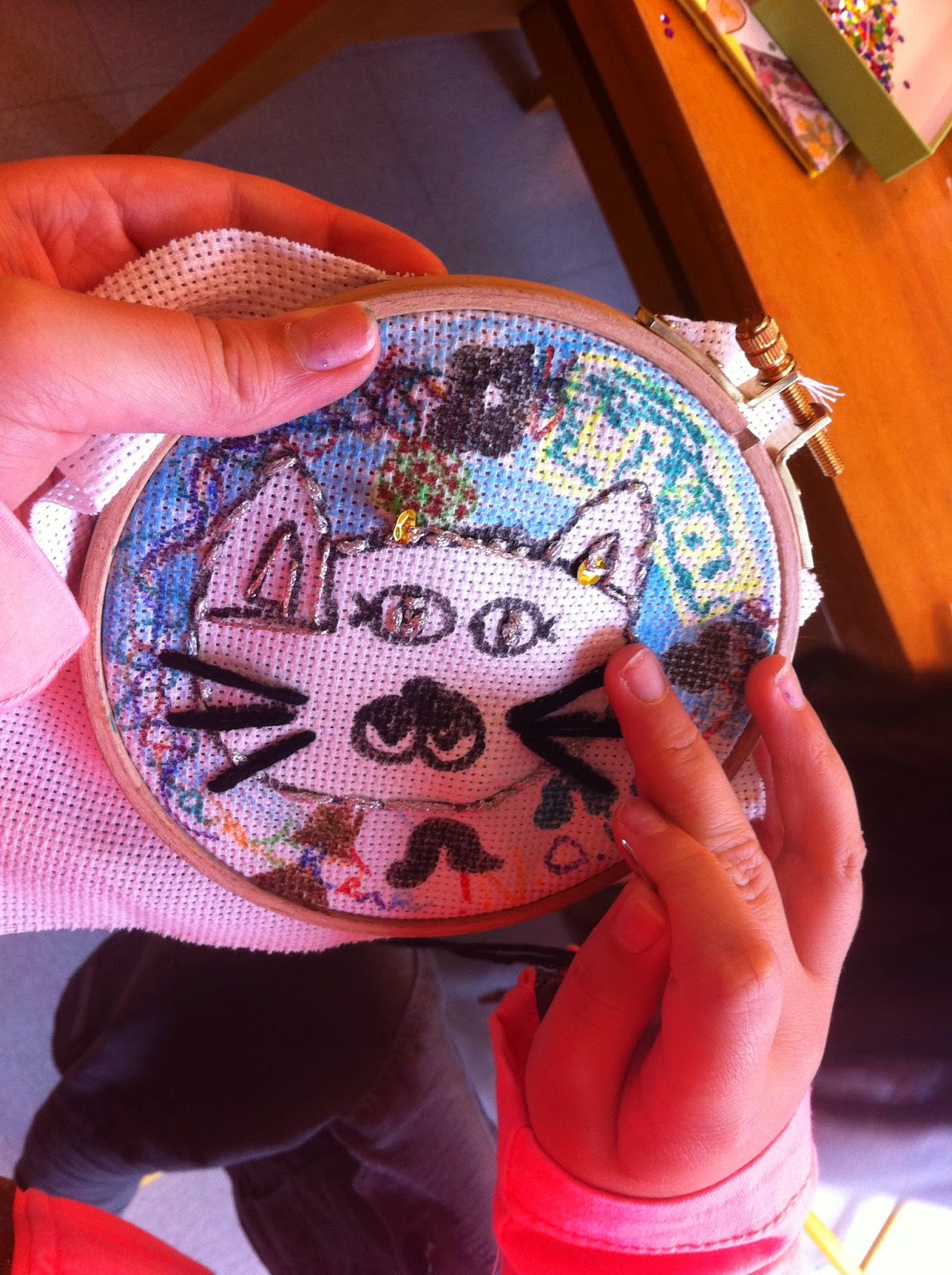 Atelier MlaBroderie, en Normandie: Atelier textile avec les enfants