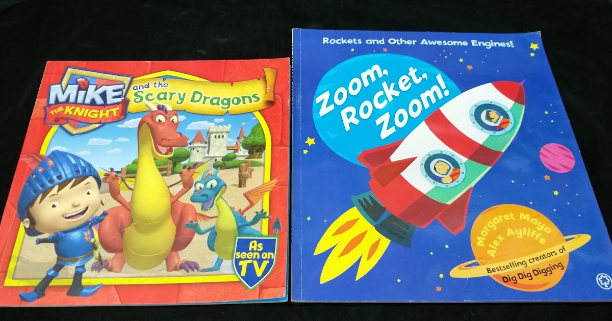 Kid Books Blog: 708.Mike the Knight /Zoom Rocket Zoom