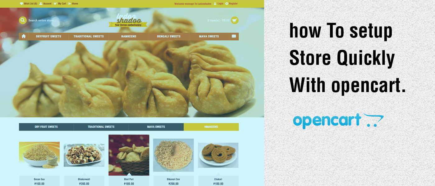 How To setup eCommerce Store Quickly With Open-cart.2018