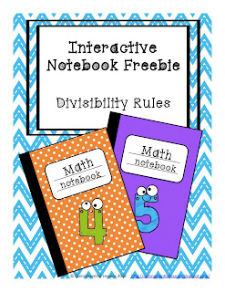 Classroom Freebies Too: Divisibility Interactive Notebook Pages