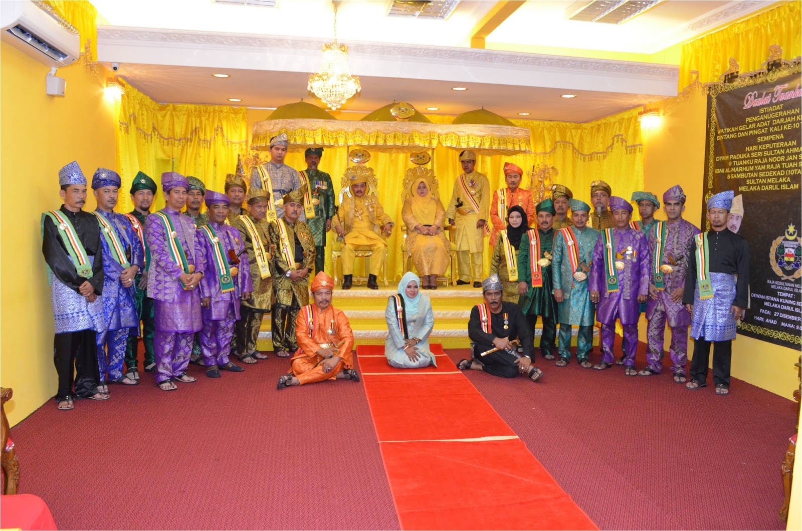 "SULTAN MELAKA DARUL ISLAM" OFFICIAL BLOG: MAJLIS ADAT ISTIADAT RAJA ...