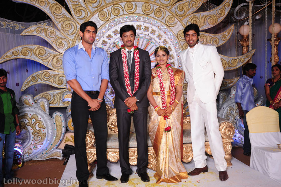 Aryan Rajesh Wedding Reception Photos Stills