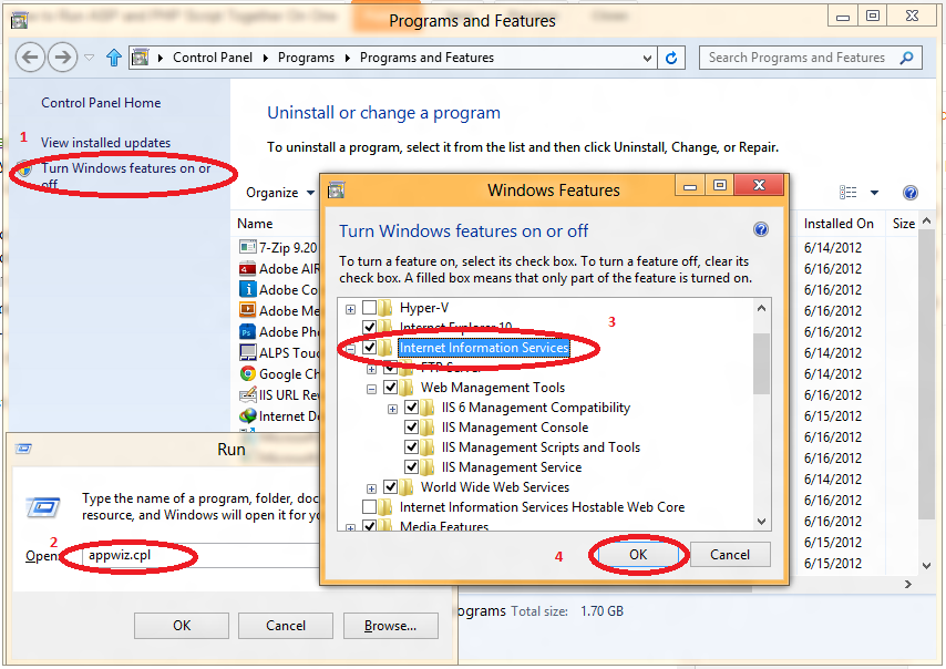 How to Run ASP and PHP Script On IIS8 and WAMP Together | Shivesh Tips & Tricks