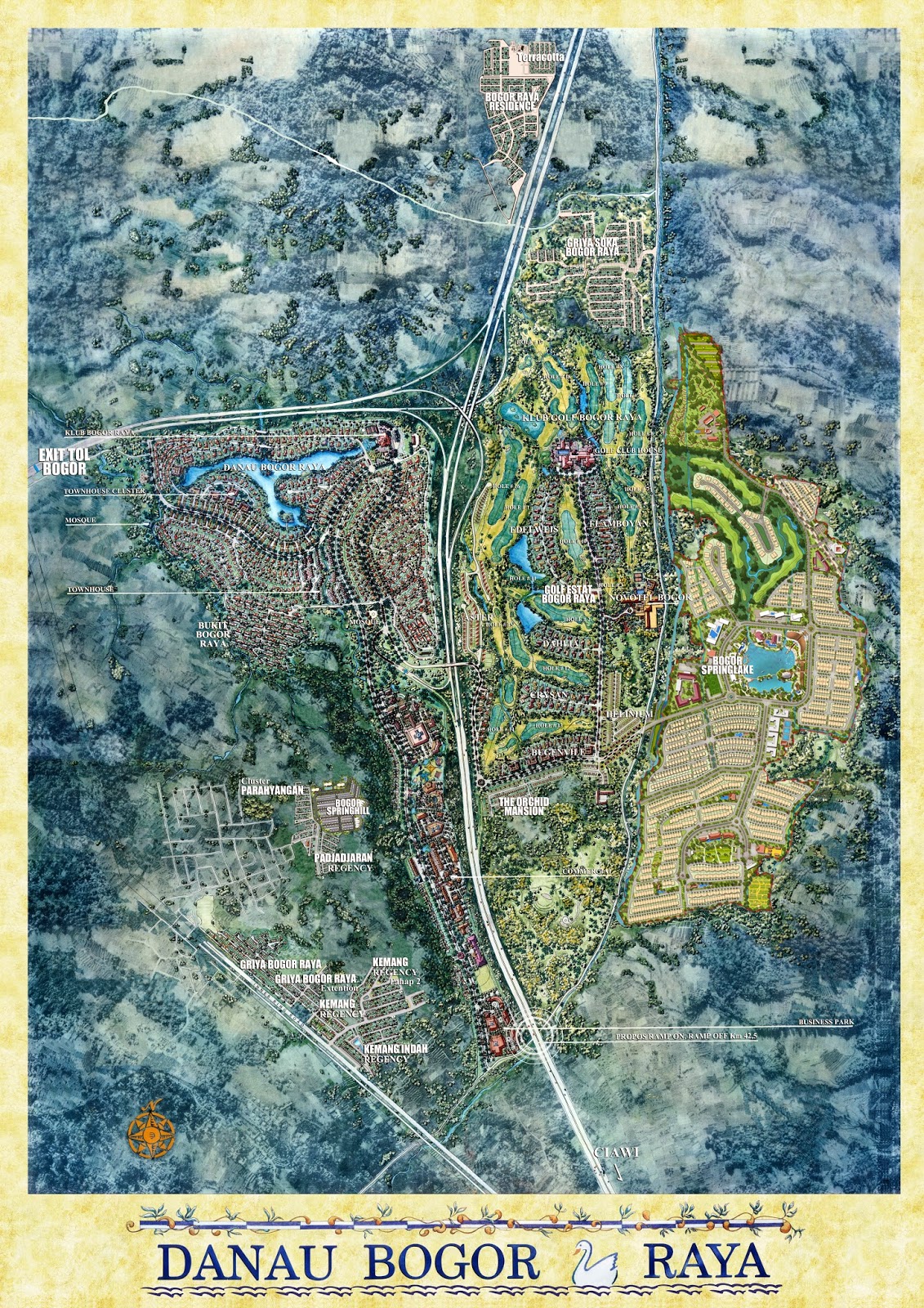 Master Plan ~ Perumahan Bogor Raya Residential