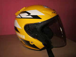 Fahmy Hattan.Rare: Shoei JForce II Yamaha Factory kuning