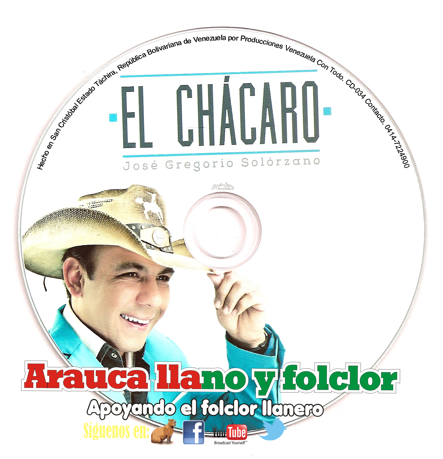 ARAUCA LLANO Y FOLCLOR: JOSE GREGORIO SOLORZANO EL CHACARO PROMOCIONALES