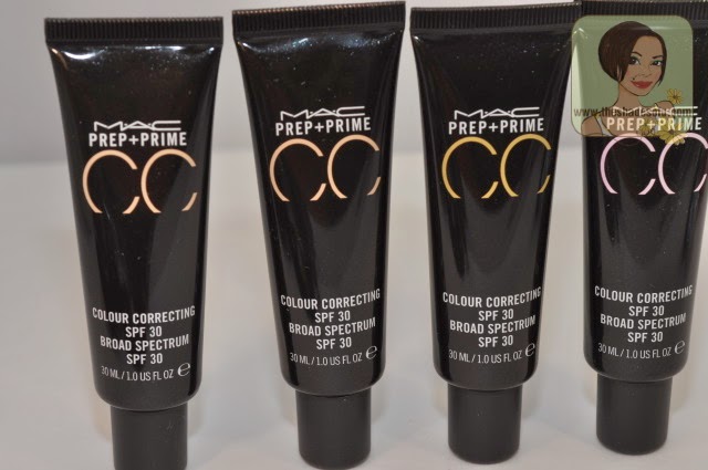 MAC Prep + Prime CC Colour Correcting Cream SPF 30 Swatches, Review ...